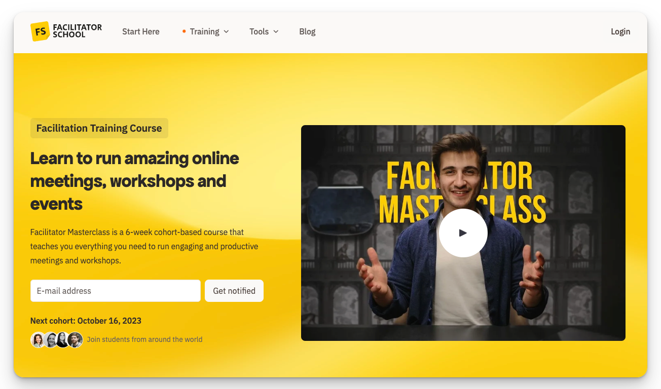 Master the art of facilitation: Top training courses in 2023 for aspiring facilitators